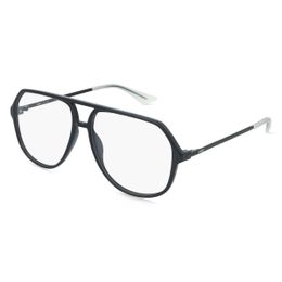Puma PU0460O Brille Herren | Fassung: Vollrand, Pilot, Schwarz