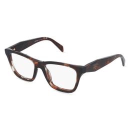 Prada 0PR C10V Brille Damen | Fassung: Vollrand, Butterfly, Beige Gr&uuml;n