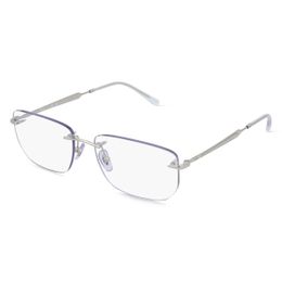 Ray-Ban 0RX3768V Brille Unisex | Fassung: Randlos, Geometrisch, Silber
