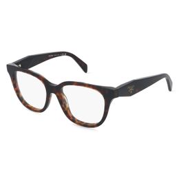 Prada 0PR C11V Brille Damen | Fassung: Vollrand, Butterfly, Braun Orange
