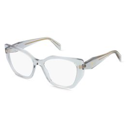 Prada 0PR 18WV Brille Damen | Fassung: Vollrand, Geometrisch, Grau Transparent