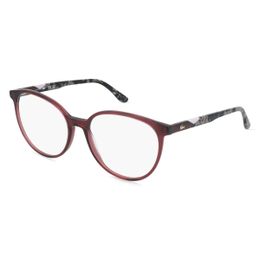 Lacoste L2987 Brille Damen | Fassung: Vollrand, Eckig, Rot Transparent