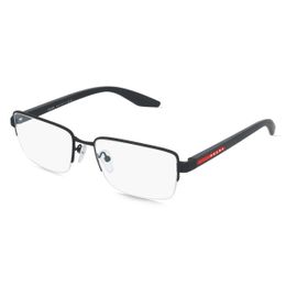 Prada Linea Rossa 0PS 51SV Brille Herren | Fassung: Halbrand, Quadratisch, Schwarz