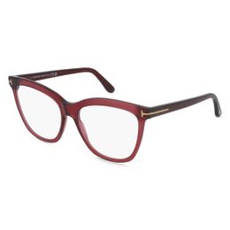 Tom Ford FT6042-B Brille Damen | Fassung: Vollrand, Butterfly, Bordeaux Gl&auml;nzend
