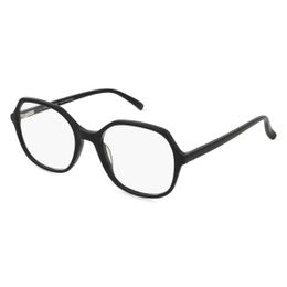 Fielmann ABC 079 FLEX FA AMANDA Brille Damen | Fassung: Vollrand, Geometrisch, Schwarz Gl&auml;nzend