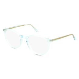 Fielmann ABC 096 CL LENA Brille Damen | Fassung: Vollrand, Panto, T&uuml;rkis Transparent