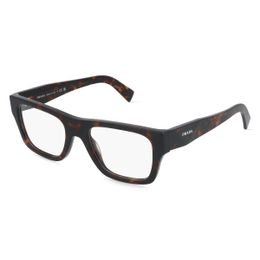 Prada 0PR C01V Brille Herren | Fassung: Vollrand, Quadratisch, Braun Orange