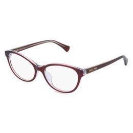 Ralph Lauren Ralph 0RA7186U Brille Damen | Fassung: Vollrand, Oval, Burgunder Kristall