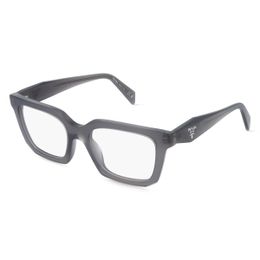 Prada 0PR C08V Brille Damen | Fassung: Vollrand, Geometrisch, Grau Milchig