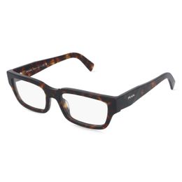Prada 0PR C02V Brille Herren | Fassung: Vollrand, Quadratisch, Braun Orange
