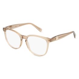 Longchamp LO2729 Brille Unisex | Fassung: Vollrand, Panto, Beige Transparent
