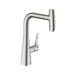 Hansgrohe Metris Select M71 K&uuml;chenarmatur, mit sBox, ausziehbar, schwenkbar, 73817800, sBox
