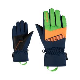 Skihandschuhe Ziener "LAVIVI-Z AS glove junior", M&auml;dchen, Gr. 4, schwarz navy.pale gr&uuml;n, Obermaterial: 100% Polyester. Innenseite: 100% Polyester. Futter: 100% Polyester. Wattierung: 100% Polyester, Handschuhe