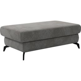 Sit & More Polsterhocker SIT & MORE "Bolero", grau, B:121cm H:45cm T:67cm, 95%Polyester 5%Polyamid, Hocker, Polsterhocker