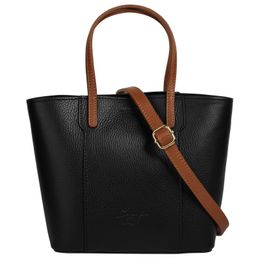 Henkeltasche Samantha Look, Herren, Gr. B/H/T: 26cm x 21cm x 9cm onesize, schwarz, Leder, Taschen, echt Leder, Made in Italy