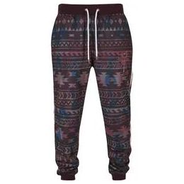 Stoffhose Just Rhyse "Just Rhyse Herren Just Rhyse Pocosol Sweatpants", Herren, Gr. XXL, US-Gr&ouml;&szlig;en, rot, 100% Polyester, normal, Hosen Stoffhose
