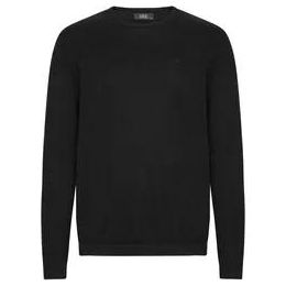 Rundhalspullover Clean Cut Copenhagen "Clean Cut Copenhagen Claude Crewneck Knit", Damen, Gr. S, schwarz, 100% Baumwolle, unifarben, normal, Rundhals, Pullover Rundhalspullover