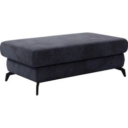 Sit & More Polsterhocker SIT & MORE "Bolero", blau (tiefblau), B:121cm H:45cm T:67cm, 95%Polyester 5%Polyamid, Hocker, Polsterhocker