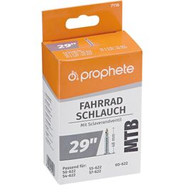 Fahrradschlauch Prophete, schwarz, Fahrradschl&auml;uche, 48mm, Sclaverandventil (SV), 29 Zoll (73,66cm)