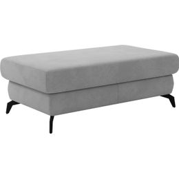 Sit & More Polsterhocker SIT & MORE "Bolero", grau, B:121cm H:45cm T:67cm, 100% Polyester, Hocker, Polsterhocker