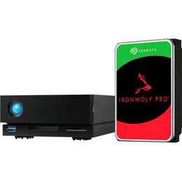 LaCie HDD-NAS-Festplatte "1big Dock", schwarz, 10 TB, Festplatten