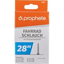 Fahrradschlauch Prophete "f&uuml;r Reifengr&ouml;&szlig;e 27/28", schwarz, Fahrradschl&auml;uche, 48mm, Sclaverandventil (SV), 28 Zoll (71,12cm)