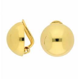 Adelia&acute;s Paar Ohrclips ADELIA&acute;S "Damen 333 Gold Ohrringe Ohrclips &Oslash; 14 mm", gold, Ohrringe, Damen, Damen, Gelbgold 333 Gold, Gelbgold 333, Gold, Goldschmuck f&uuml;r Damen