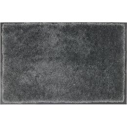 Fu&szlig;matte Astra "Lava", grau (anthrazit), B:90cm H:13mm L:150cm, Kunstfaser, Teppiche, Fu&szlig;matte, Sauberlaufmatte, waschbar, rutschfest, nimmt Schmutz auf, Schmutzfang