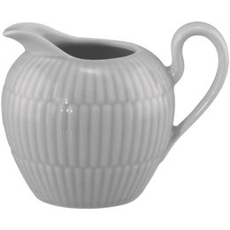 Milchk&auml;nnchen Seltmann Weiden "Amina", grau, B:7,4cm H:7,5cm &Oslash;:9,6cm, Porzellan, Kannen, Kleines K&auml;nnchen, Kanne mit Relief