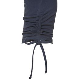 Damen Caprileggings, Blau, Gr. 52/54, Beachtime by Lascana, Leggings, Material: Baumwolle