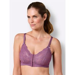 w&auml;schepur w&auml;schepur Damen BH ohne B&uuml;gel mit Spitze, violett, Gr&ouml;&szlig;e 100B