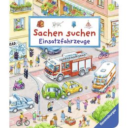 Kinderbuch Sachen suchen: Einsatzfahrzeuge Ravensburger