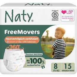 Naty Baby Pants Free Movers Gr. 8 (17+ kg)