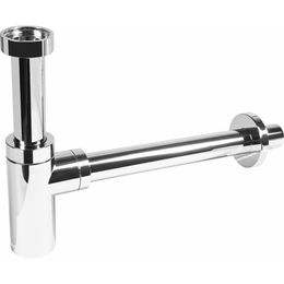 CORNAT Tassensiphon chromfarben rund 1 1/4"