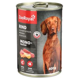 ZooRoyal Mono-Protein mit Rind und Kartoffeln 400 g