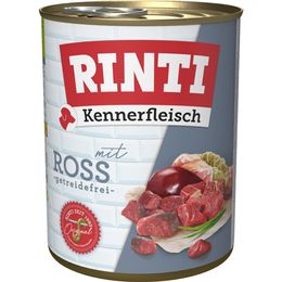 Rinti Hundefutter 'Kennerfleisch' Ross Dose 800 g