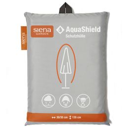 siena GARDEN Schirmh&uuml;lle AquaShield &Oslash; 30 x 135 cm Reduktion von Kondensation und Schimmel, mit Rei&szlig;verschluss, Grau