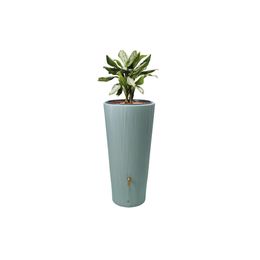 4rain Regentonne 2in1 'Vaso Decor' agave 220 l inklusive Pflanzschale