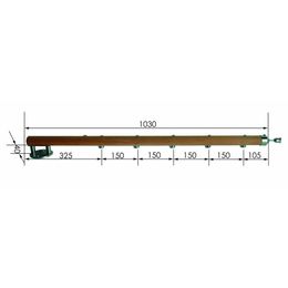 Treba Gel&auml;nderstab 'B45' seitliche Montage &Oslash; 42 x 1030 mm Buche versiegelt