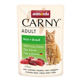 animonda Katzenfutter 'Carny Cat' Adult Rind & Strau&szlig; 85 g