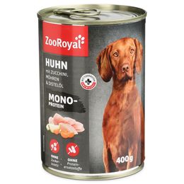 ZooRoyal Mono-Protein mit Huhn und Zucchini 400 g
