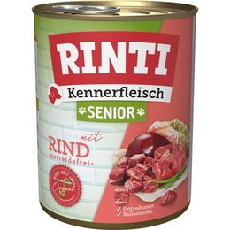Rinti Hundefutter 'Kennerfleisch' Senior Rind Dose 800 g