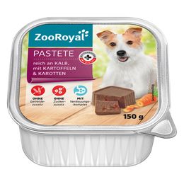 ZooRoyal Pastete reich an Kalb und Kartoffeln 150 g