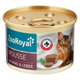 ZooRoyal Mousse mit Rind u Leber 85 g