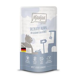 MjAMjAM Katzenfutter 'Quetschie' Huhn an ged&auml;mpftem K&uuml;rbis 125 g