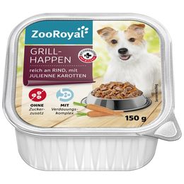 ZooRoyal Grillhappen reich an Rind mit Julienne-Karotten 150 g