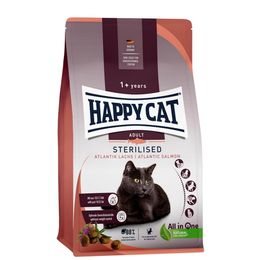 Happy Cat Trockenfutter 'Sterilised' Adult Atlantik Lachs 1,3 kg