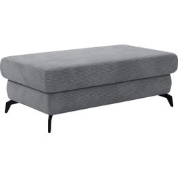 Sit & More Polsterhocker SIT & MORE "Bolero", grau, B:121cm H:45cm T:67cm, 100% Polyester, Hocker, Polsterhocker
