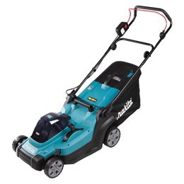 Akkurasenm&auml;her Makita "&raquo;LM004GZ&laquo; 40V max., 43 cm, 50 l, ohne Akku und Ladeger&auml;t", blau (t&uuml;rkis), Rasenm&auml;her, leistungsstark, viel Power und das abgasfrei und besonders leise