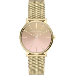 Armani Exchange Analog Watch female Gold size One Size